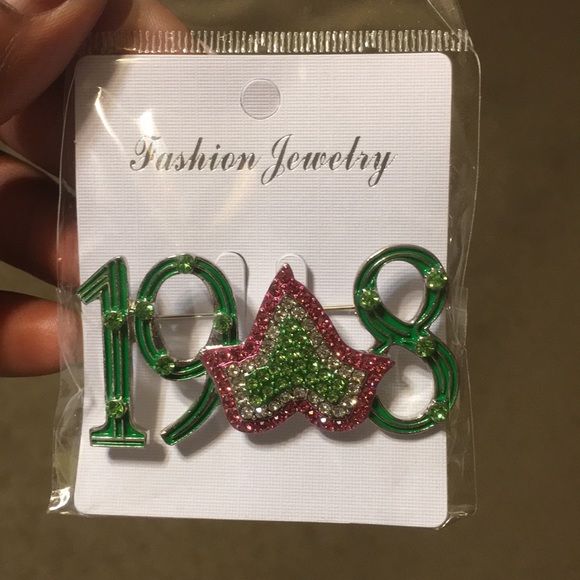 Accessories | Alpha Kappa Alpha Beautiful 198 Pin | Poshmark